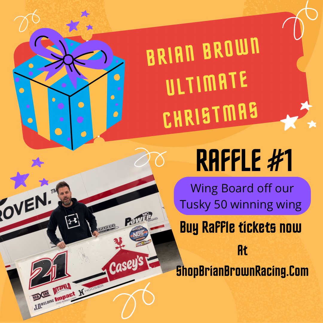 Brian Brown Ultimate Christmas Raffle – Brian Brown Racing